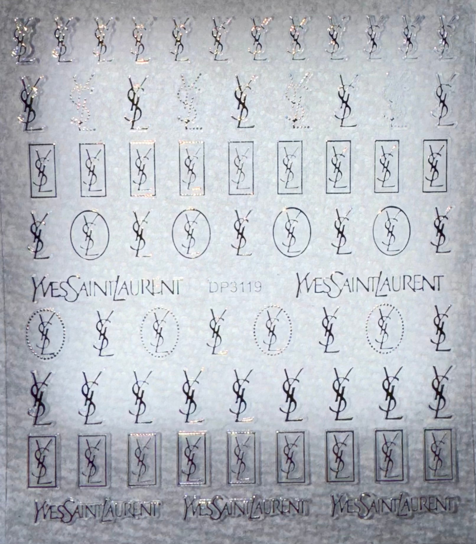 DESIGNER STICKER - YSL – Pryss Press