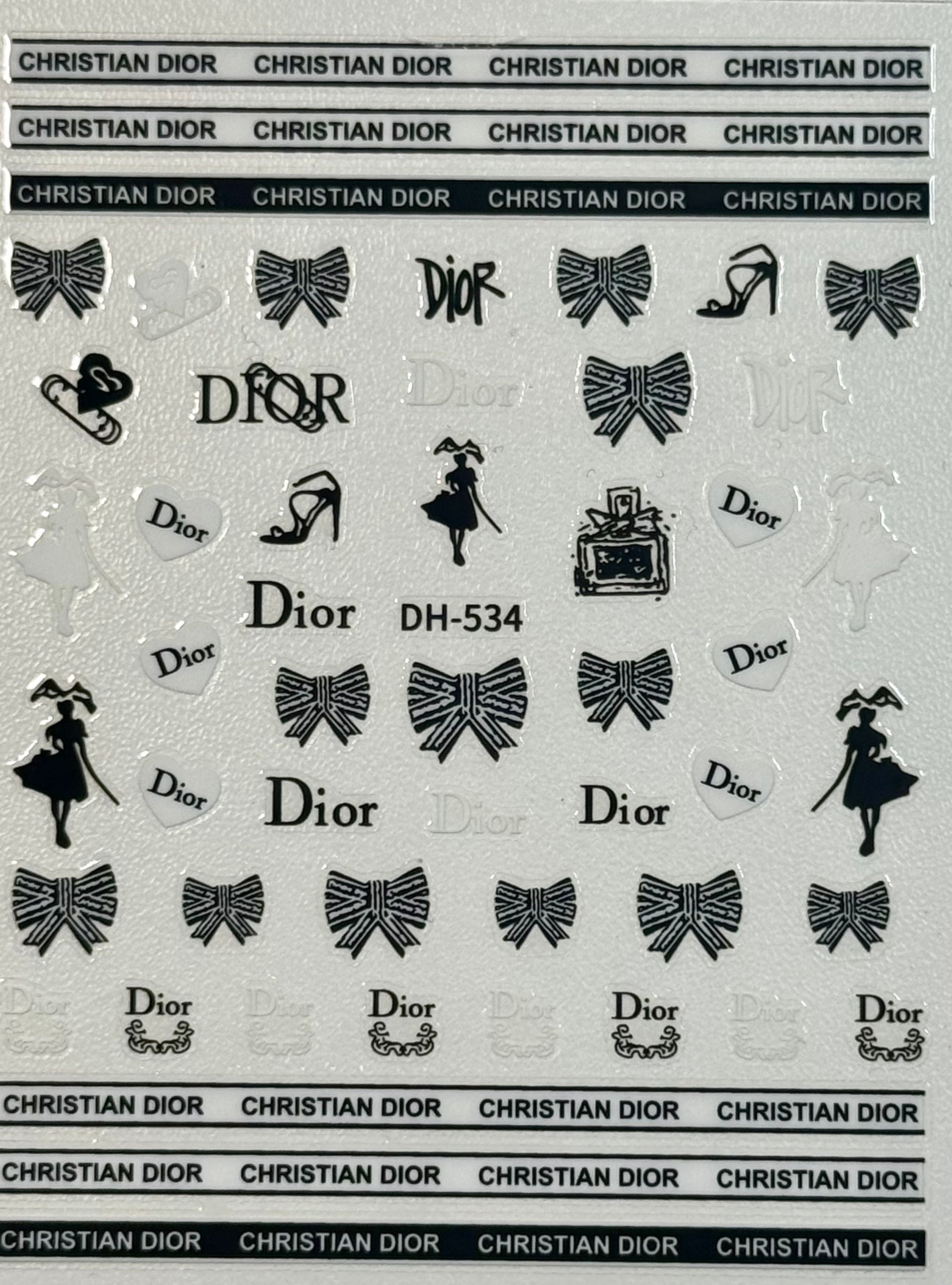 DESIGNER STICKER - DIOR, CHRISTIAN DIOR – Pryss Press