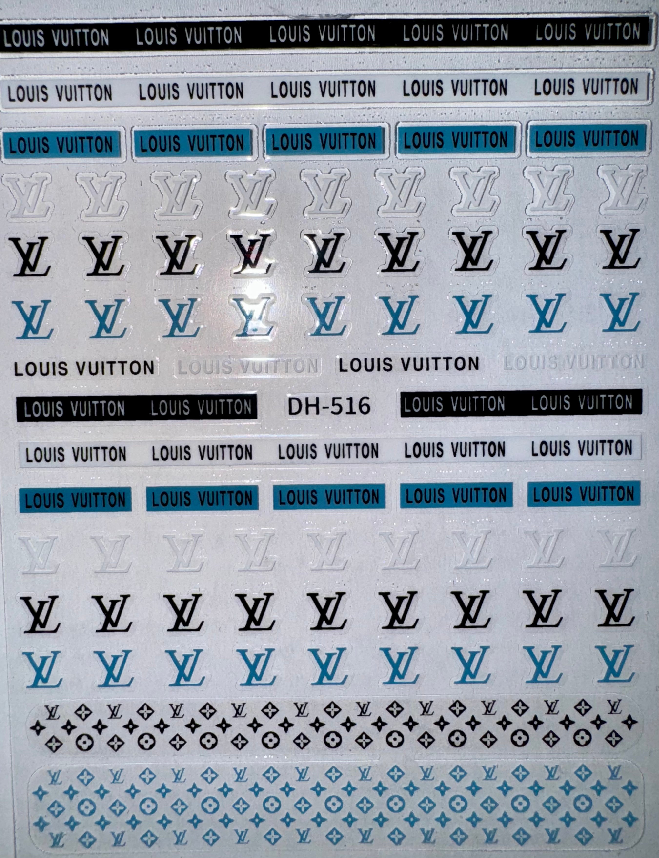 DESIGNER STICKER - LOUIS VUITTON – Pryss Press